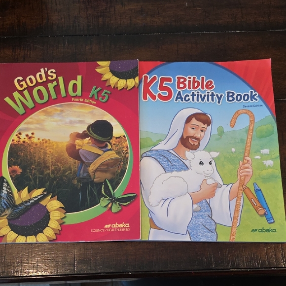 Abeka | Toys | A Beka K5 Bible Activity Book Gods World K5 | Poshmark